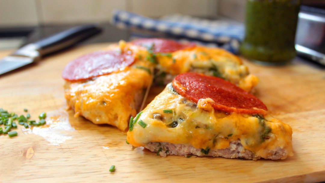A No Carb Keto Pizza Crust? This Meat Crust Pizza Hits All The Spots
