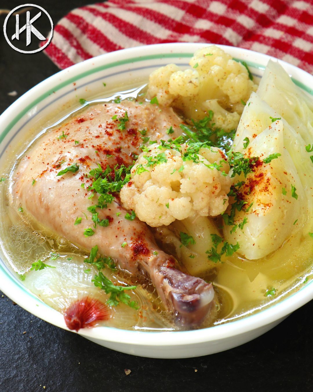 Keto Hungarian Chicken Soup (Húsleves) - Headbanger's Kitchen