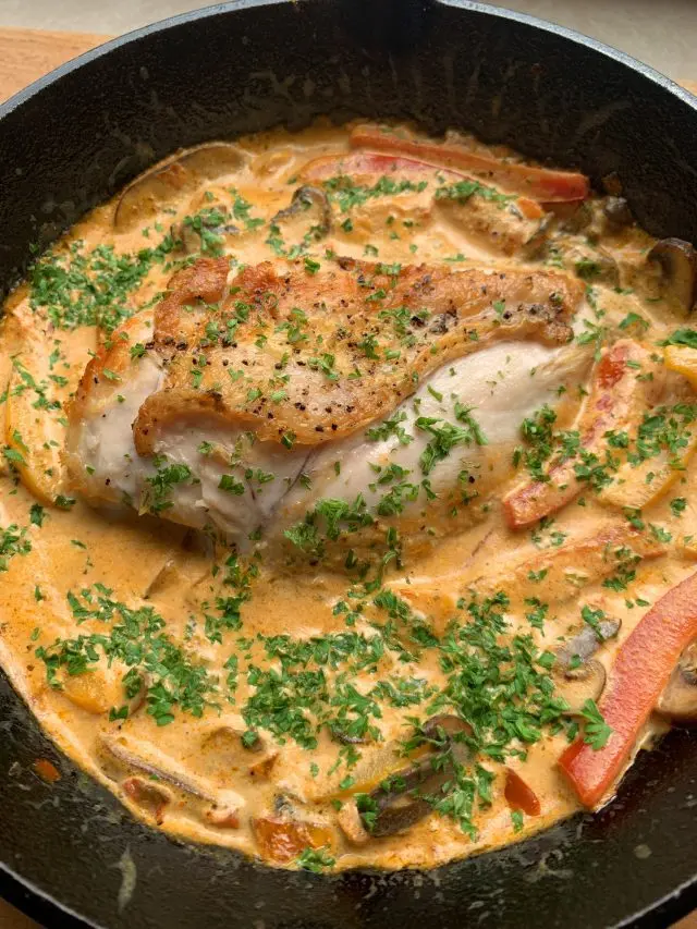 Red Pesto Chicken Recipe - Headbanger's Kitchen